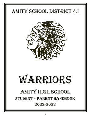 Fillable Online AMITY SCHOOL DISTRICT 4j AMITY HIgH SCHOOL Fax Email ...