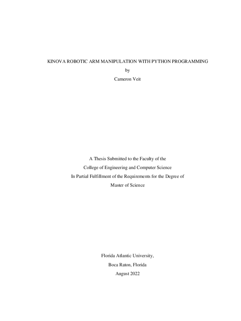Fillable Online Kinematic Calibration Of A Serial Robotic Arm Using A Linear Fax Email Print