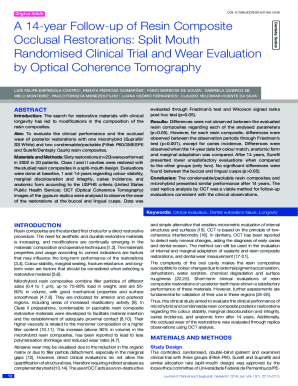 Fillable Online Color stability of Bulk-Fill composite restorations ...