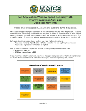 Fillable Online Fall Application Window opens February 12th. Priority ...
