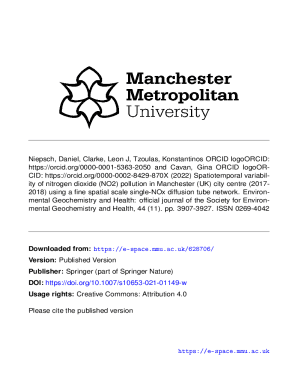 Fillable Online Spatiotemporal variability of nitrogen dioxide (NO2 ...