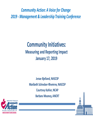 Fillable Online A Voice for Change - National Community Action ...