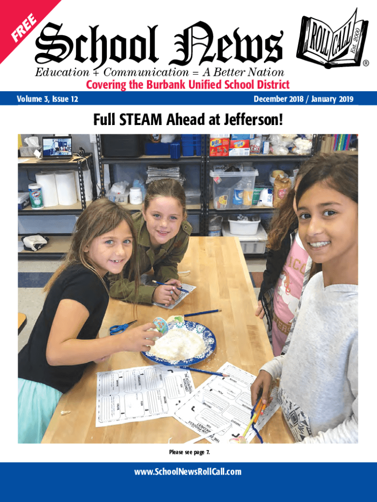 Fillable Online FREE - Burbank Unified School District Fax Email Print - pdfFiller