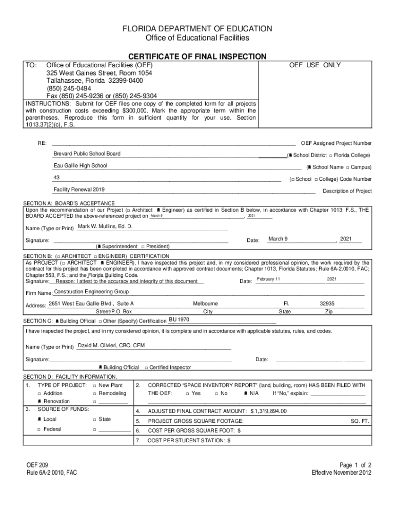 Fillable Online florida department of education Fax Email Print - pdfFiller