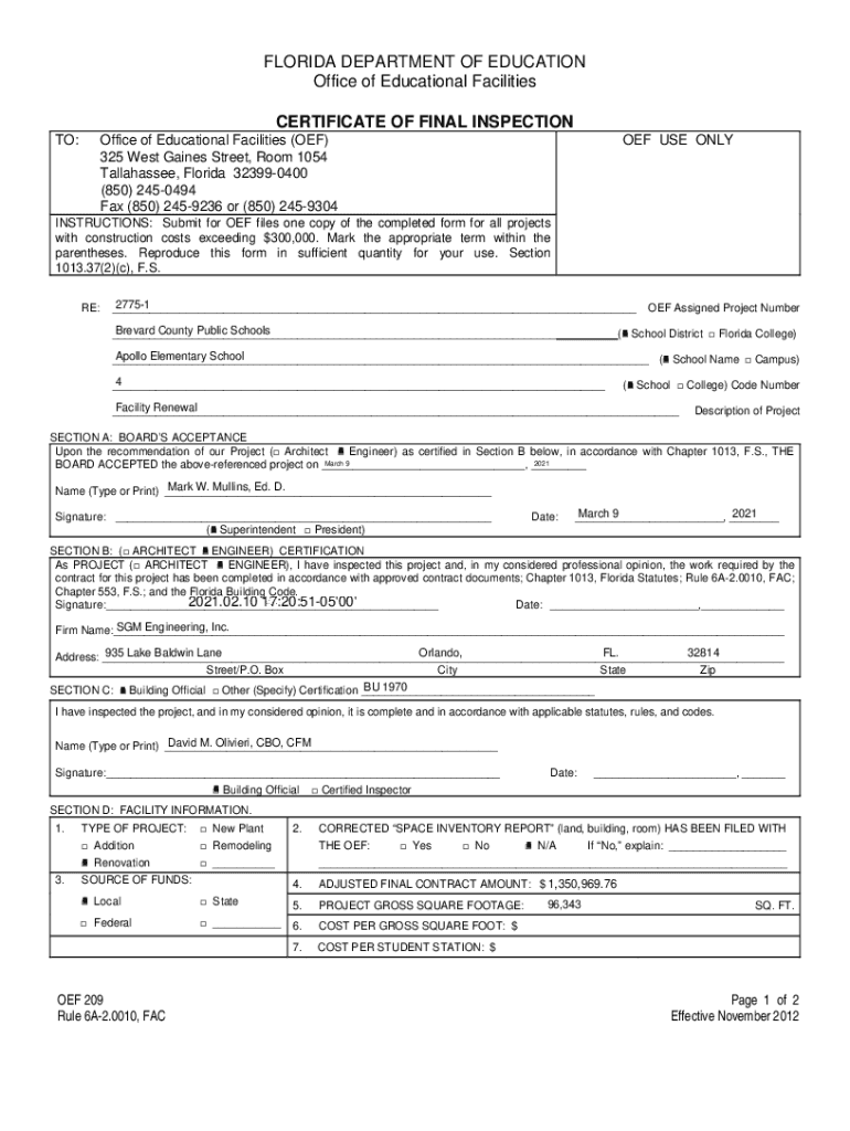Fillable Online Apollo FR OEF 209 210210 signed SGM.pdf Fax Email Print - pdfFiller
