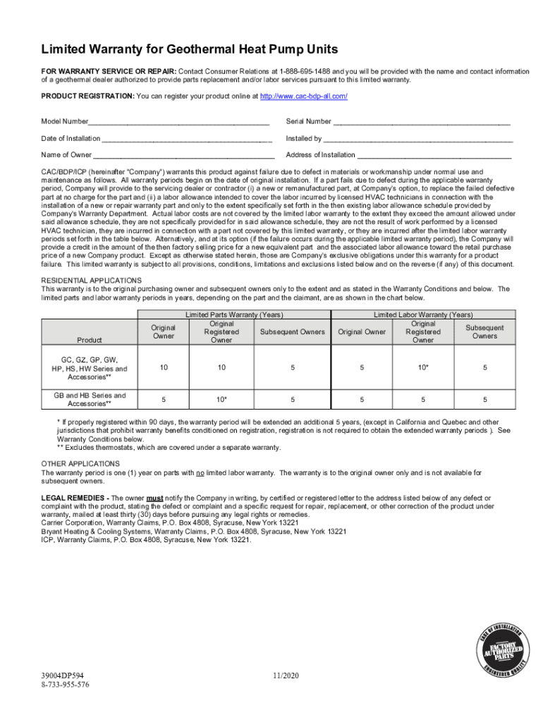 Fillable Online Geothermal Heating and CoolingDepartment of Energy Fax ...