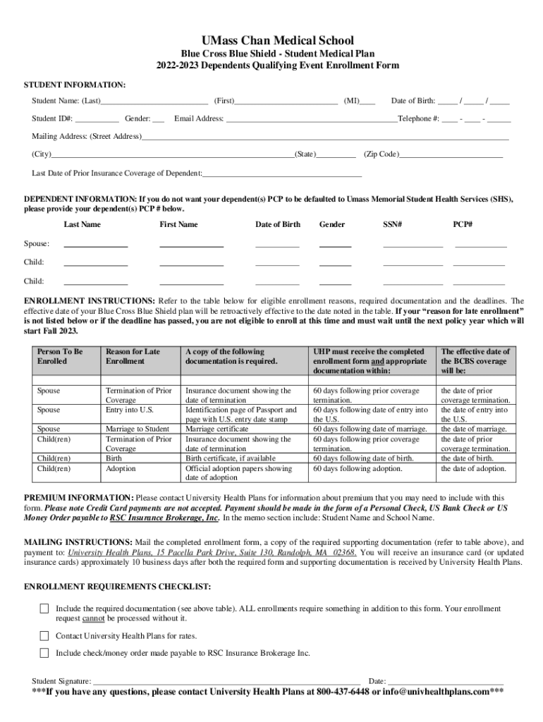 Fillable Online Student Health Benefit Plan (SHBP)University Health Services Fax Email Print ...