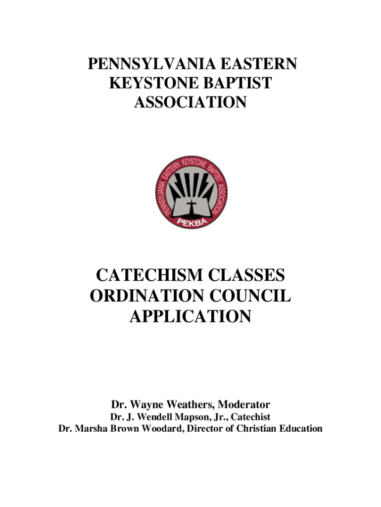 Fillable Online CATECHISM CLASSES ORDINATION ... - Razor Planet Fax ...
