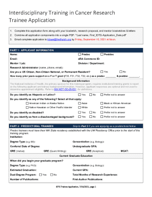 Fillable Online Write a compelling NIH Biosketch; Personal Statement 1 ...