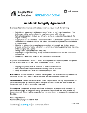 Fillable Online What is Academic Misconduct? - Student Services Fax ...