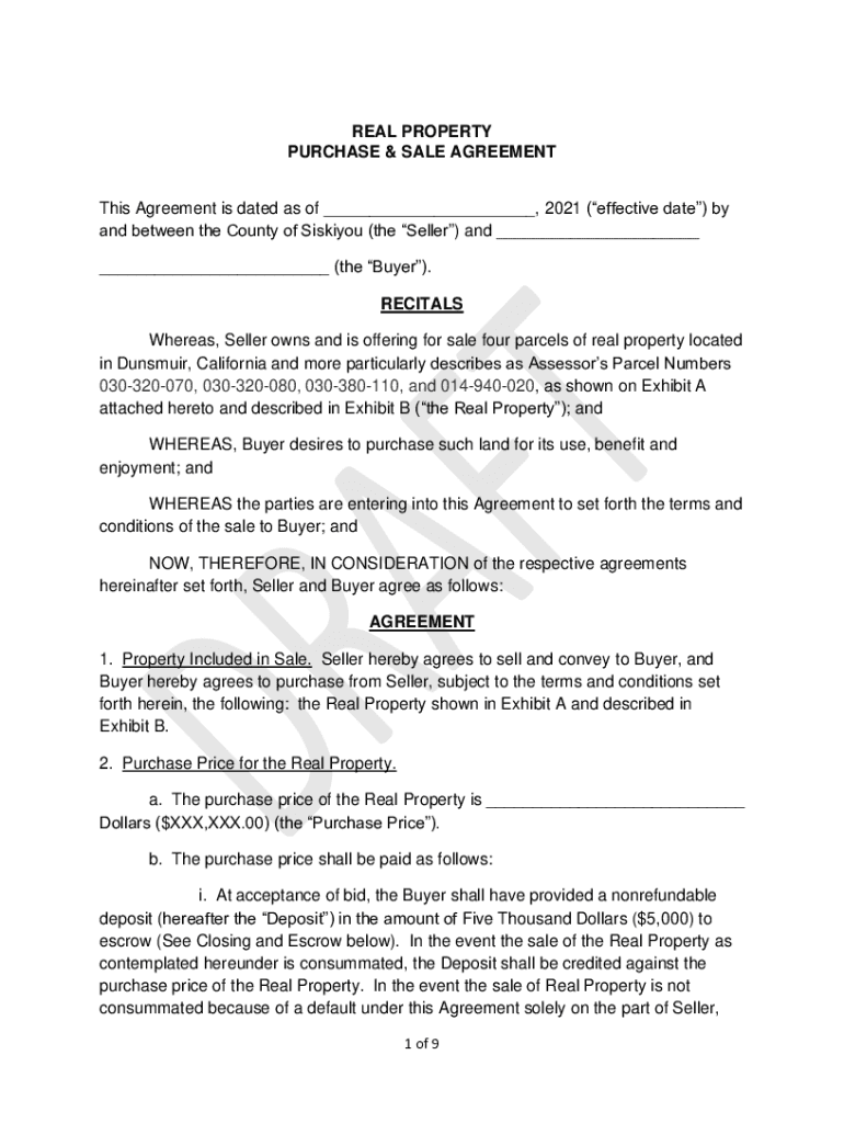 Fillable Online OPTION TO PURCHASE REAL PROPERTY - USDA Forms Fax Email ...