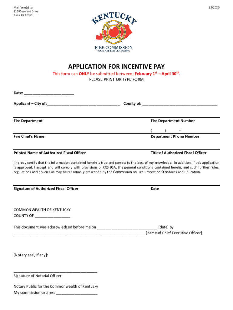 Fillable Online kyfirecommission kctcs Staff Incentive Request Form - UNM HR Fax Email Print ...