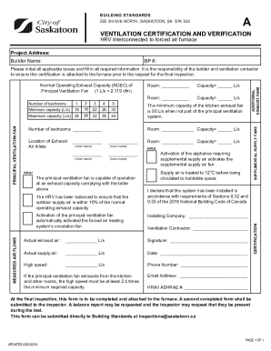 Fillable Online VENTILATION CERTIFICATION AND VERIFICATION Fax Email ...