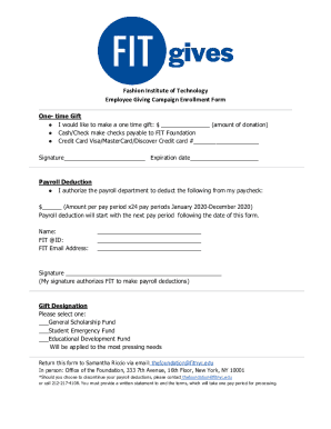 Fillable Online employee-giving-campaign-enrollment-form.pdf Fax Email ...