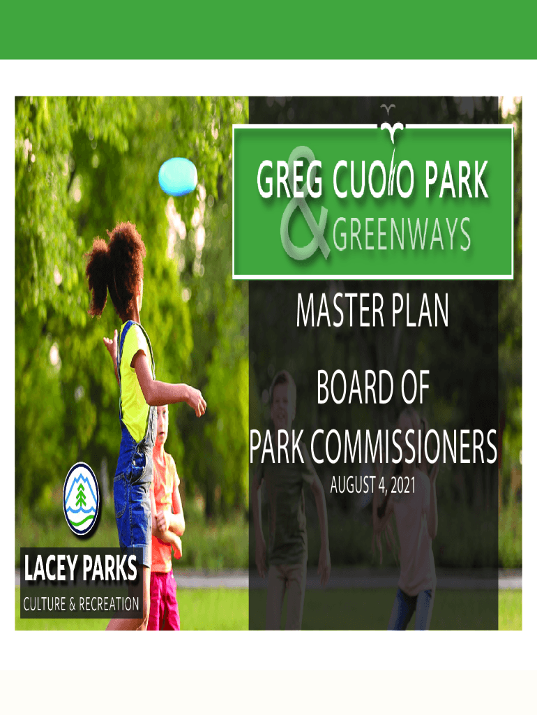 Fillable Online Big Rock Park South & Beaton Hill Park Master Plan ...