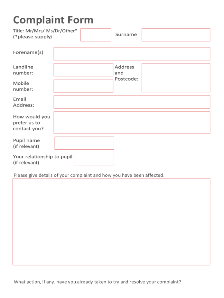 Fillable Online How To Write an Email Complaint in 6 Steps (With ...