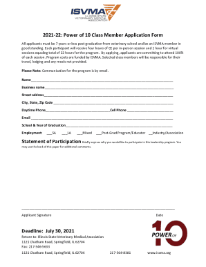 Fillable Online ISVMA AWARDS NOMINATIONS FORM Fax Email Print - pdfFiller