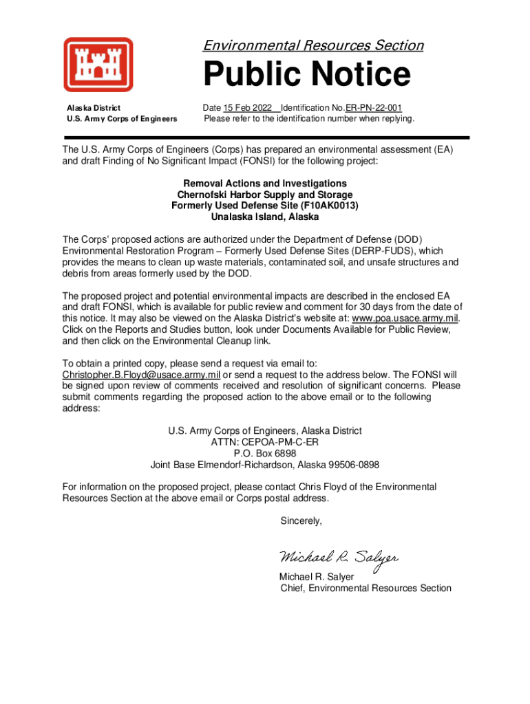 Fillable Online U.S. Army Corps of Engineers selects Stantec for five ...