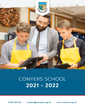 Fillable Online Admissions Policy - Conyers School and Sixth Form Fax Email Print - pdfFiller