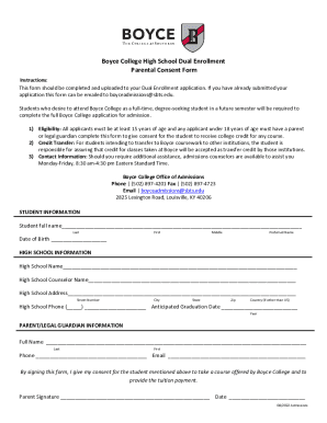 Fillable Online High School Dual Enrollment Request Form - Admissions Fax Email Print - pdfFiller