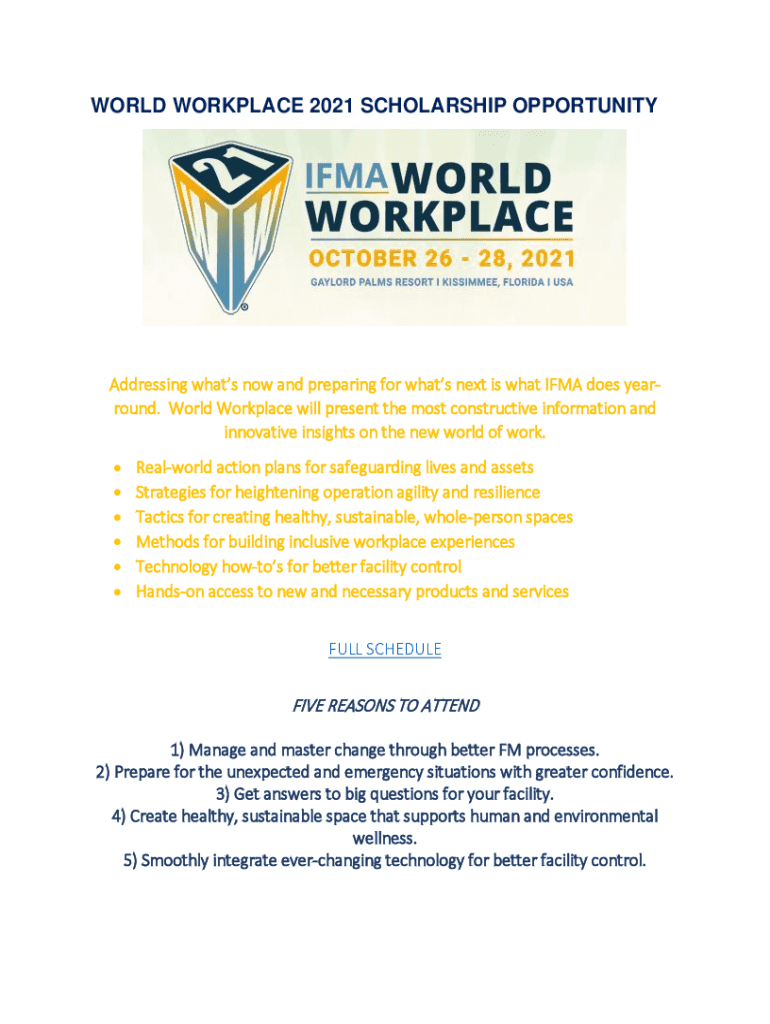 Fillable Online Here's what we learned at IFMA's World Workplace ... - Intellis Fax Email Print ...