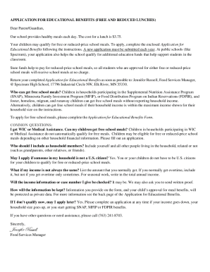 Fillable Online Free-and-Reduced-Lunch-Application-English.pdf Fax ...