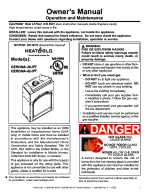 Fillable Online Installation and Operation Manual - DANGER Fax Email Print - pdfFiller