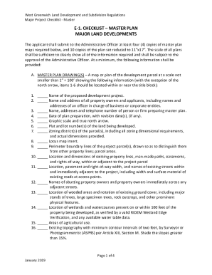 Fillable Online Major Project Checklist - Master Fax Email Print ...