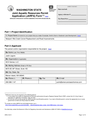 Fillable Online Application (JARPA) Form - CivicLive Fax Email Print ...