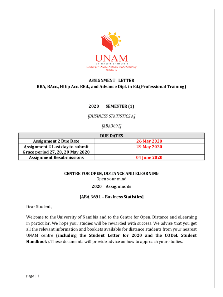 Fillable Online assignment letter Fax Email Print - pdfFiller