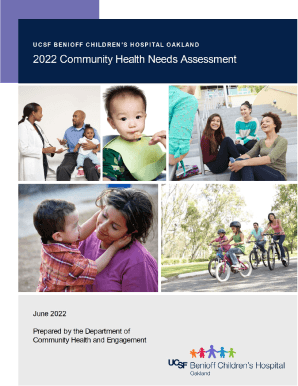 Fillable Online UCSF Benioff Children's Hospital Oakland Among Nation's ...