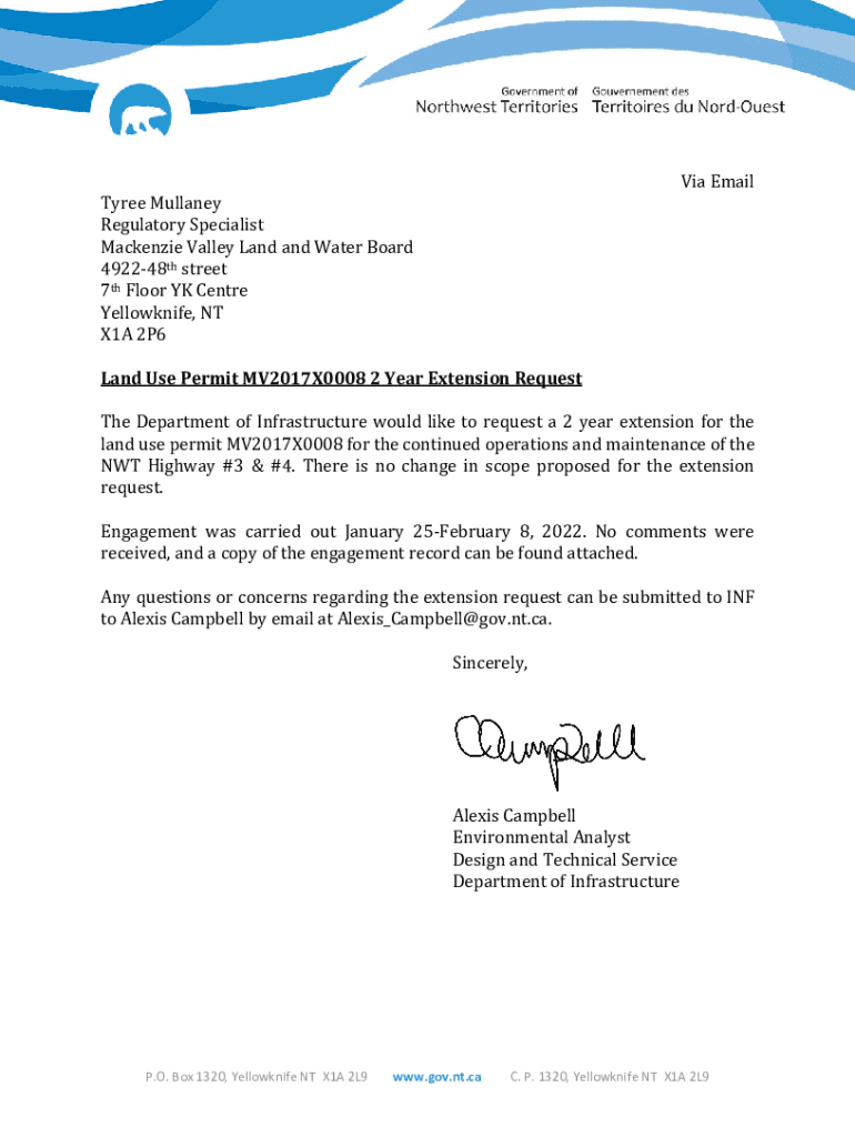 Fillable Online GNWT-INF - Extension Request - Feb1522.pdf Fax Email ... Fillable Online GNWT-INF - Extension Request - Feb1522.pdf Fax Email ...