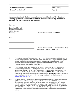 Fillable Online Amendments to the Price List to the Connection Agreement ... Fax Email Print ...