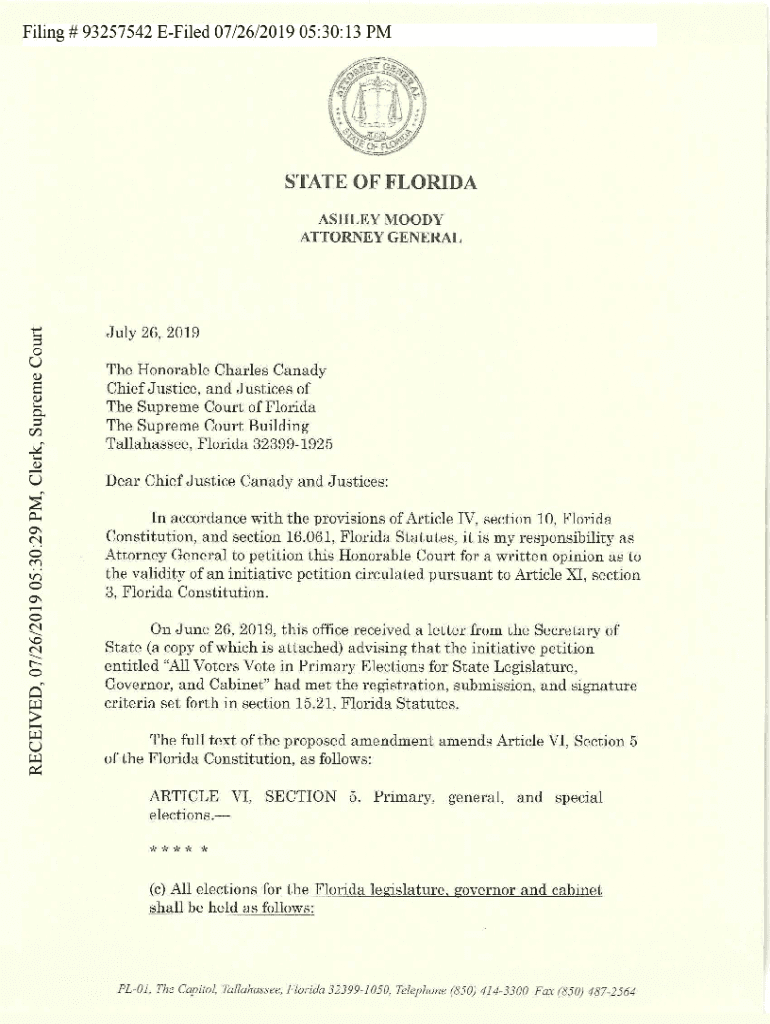 Fillable Online The Honorable Charles Canady Fax Email Print - pdfFiller