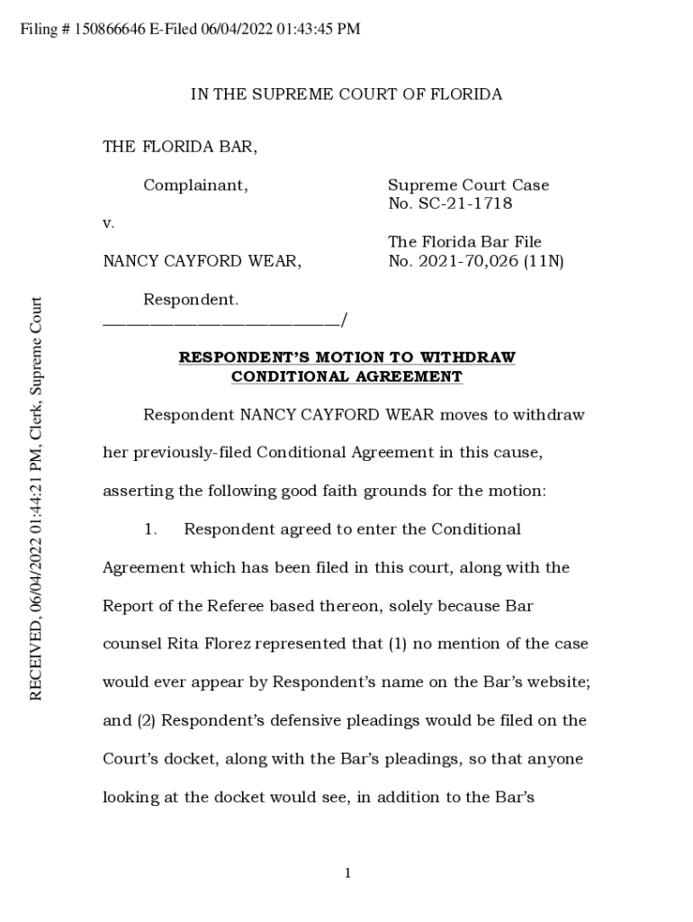 Fillable Online Dear Ms. Wear, The deadline for responses is paused by ...