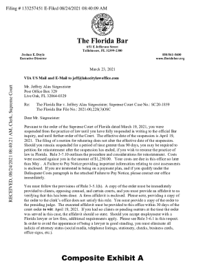 Fillable Online VIA US Mail and E-Mail to jefflakecitylawoffice Fax ...