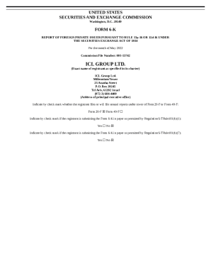 ICL Group Ltd. (. EDGAR Online Pro Doc Template | pdfFiller