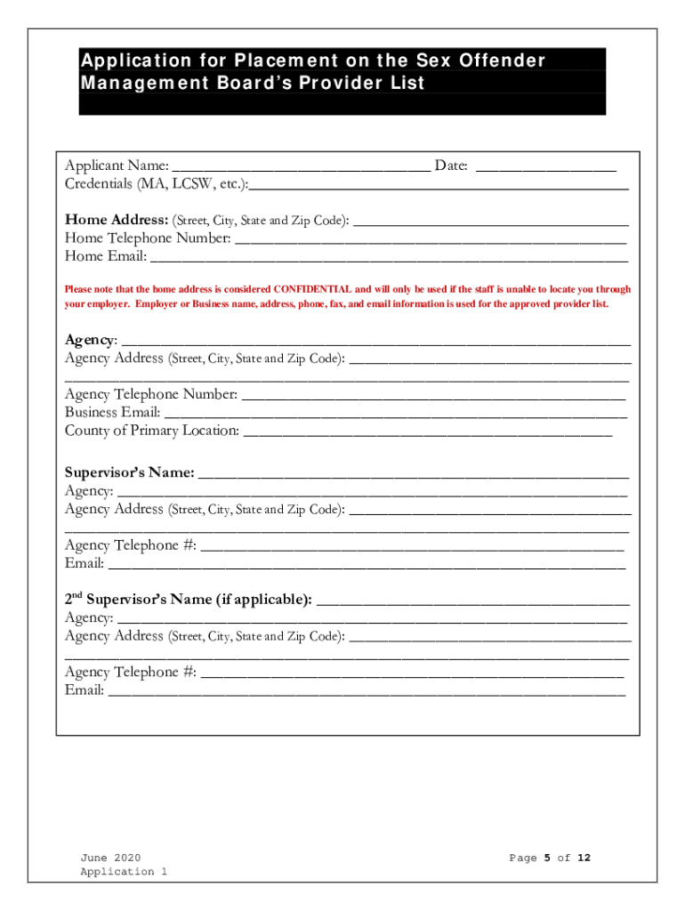 Fillable Online APPLICATION 1 Fax Email Print - pdfFiller
