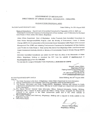 Fillable Online meghalaya gov GOVERNMENT OF MEGHAlAYA Fax Email Print ...