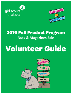 Fillable Online Girl Scout Order Forms for 2019 Fall Product Program ...