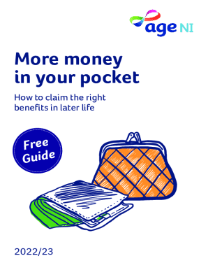Fillable Online More money in your pocket information guide - Age UK ...