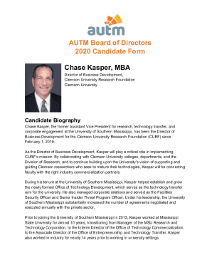 Fillable Online Kasper Candidate Form.docx Fax Email Print - pdfFiller