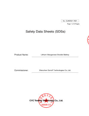 Fillable Online SDS Report - Life and Home Fax Email Print - pdfFiller