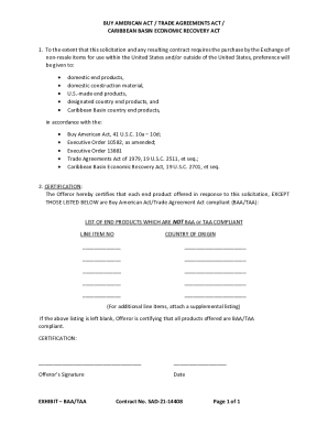 Fillable Online Table of Contents Section I: FAR Clauses I.1 GENERAL ...