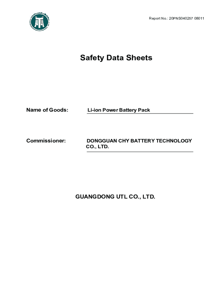 Fillable Online SDS-Lithium Batteries - Safety Data Sheet - Zimmer ...