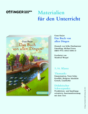 Fillable Online Das Buch von allen Dingen - Materialien fr den ...