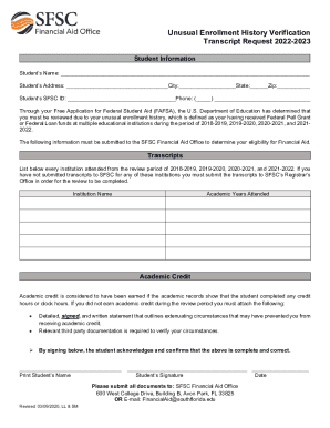 Fillable Online Request a Transcript - South Florida State College Fax ...