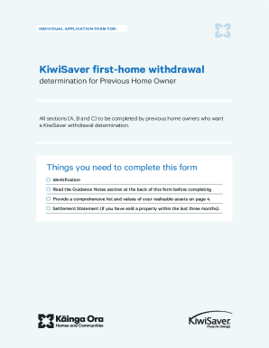 Fillable Online First Home Withdrawal Application Form - BNZ Fax Email Print - pdfFiller