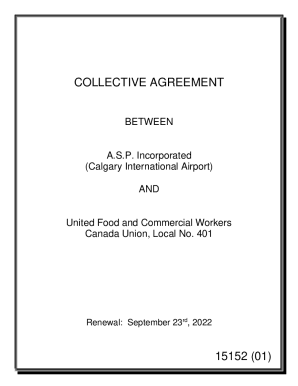 Fillable Online COLLECTIVE AGREEMENT AIRPORT TERMINAL SERVICES ... Fax ...