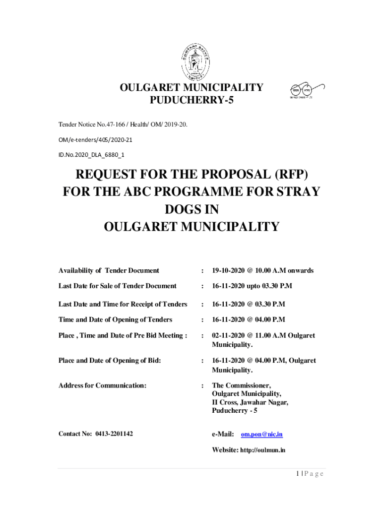 Fillable Online OULGARET MUNICIPALITY Fax Email Print - pdfFiller